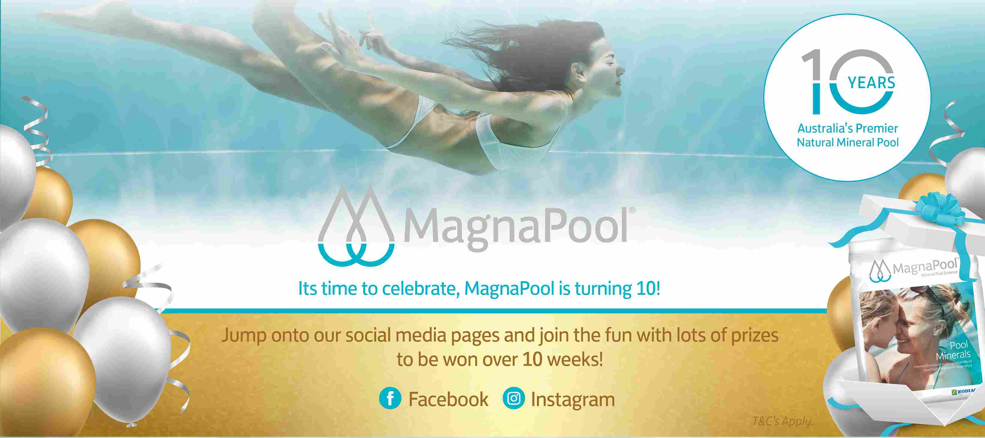 MagnaPool's 10th Anniversary | Celebrate with 10 weeks of fun!